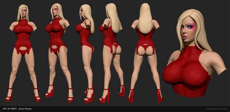 Nsfw Silly Female For D Print Page Polycount