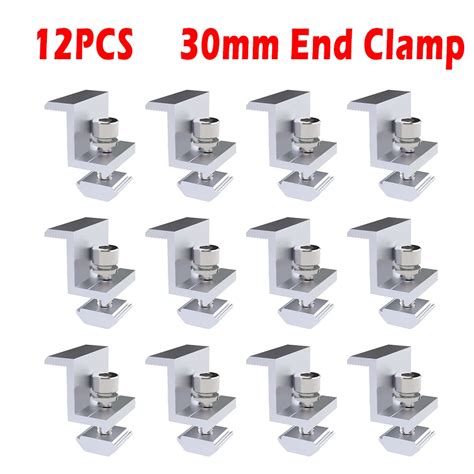 조정 가능한 태양 전지 패널 브래킷 클램프 넓은 광전지 지원 태양 전지 패널 시스템용 쉬운 설치 14 개 Aliexpress