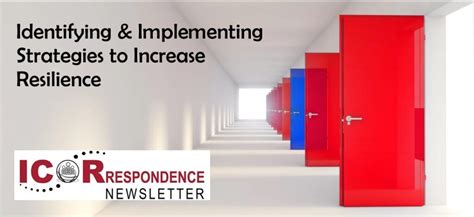 Identifying And Implementing Strategies To Increase Resilience Build Resilience