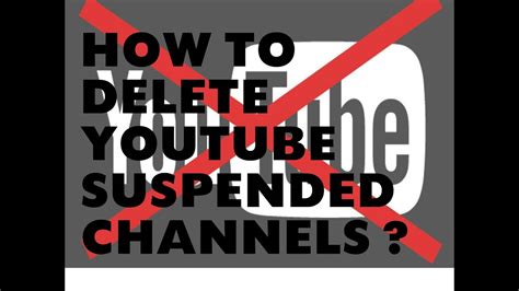 How To DELETE YouTube Suspended Or Terminated Channels DELETE GOOGLE PAGE COMPLETELY