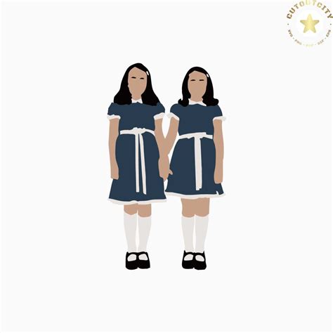 The Shining Twins Svg And Png Inspire Uplift