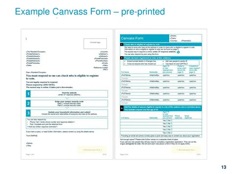 Ppt Canvasser Briefing Register Of Electors Overview And Duties