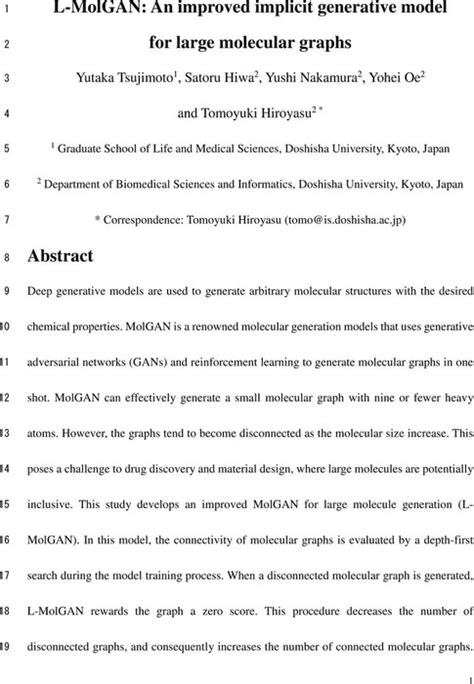 L Molgan An Improved Implicit Generative Model For Large Molecular