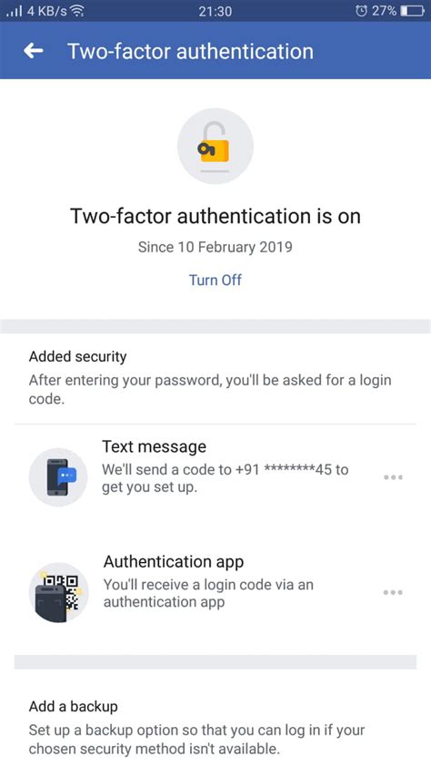 Facebook Account पर 2 Step Verification Activate करें Ccm