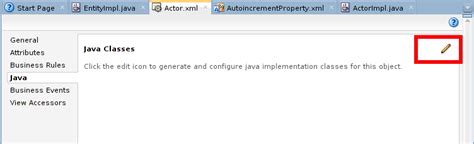Using Mysql Autoincrement Pk Column In Adf Entity Pk Attribute
