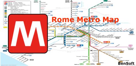 Rome Subway Map Printable Rome Metro Map Pdf Bvjh
