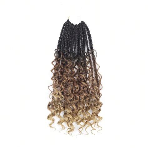 Goddess Box Braids Crochet Hair 14 Inch 1 Pack Pre Looped Box Braids Crochet Hair For Women Boho