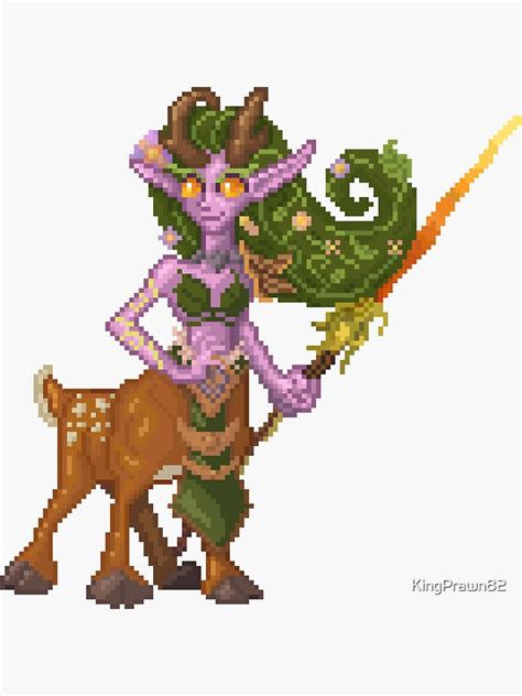Lunara Pixel Sprite Sticker For Sale By Kingprawn82 Redbubble
