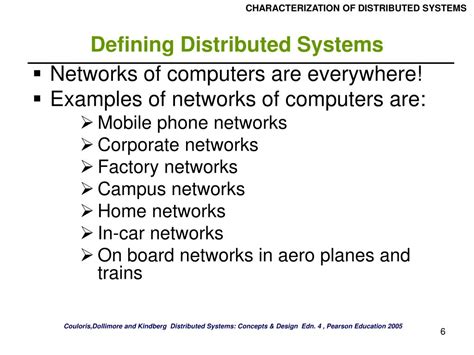 Ppt Characterization Of Distributed Systems Powerpoint Presentation
