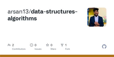 GitHub Arsan Data Structures Algorithms