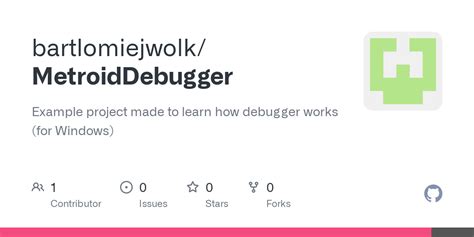Github Bartlomiejwolkmetroiddebugger Example Project Made To Learn