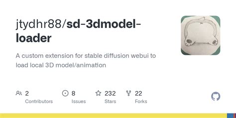 Github Jtydhr88sd 3dmodel Loader A Custom Extension For Stable