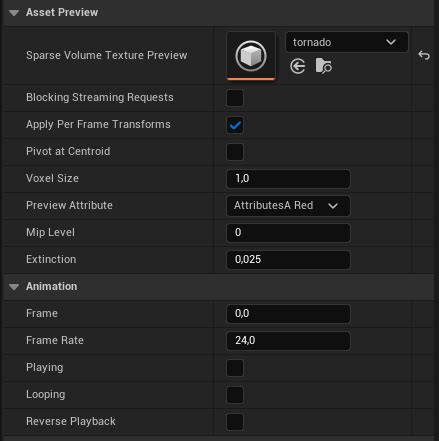 Sparse Volume Textures In Unreal Engine Unreal Engine Documentation Epic Developer Community