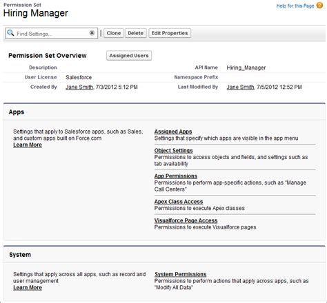 Salesforce Crm Permission Set Overview