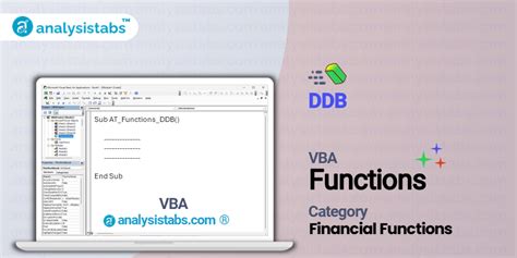 Vba Ddb Function Explained With Examples
