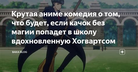 Крутая аниме комедия о том что будет если качок без магии попадет в школу вдохновленную