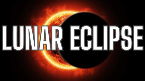 Lunar Eclipse Explained YouTube