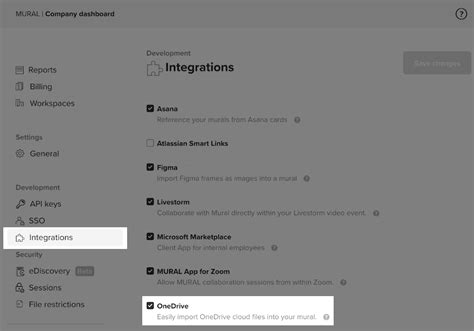 OneDrive Integration Admin Guide
