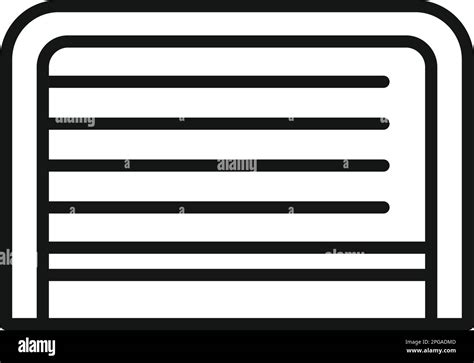 Control Gate Icon Outline Vector Fence Security Entry Access Stock Vector Image And Art Alamy