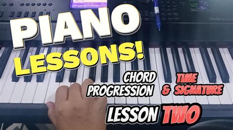 piano lesson 2 d a g a chords and 4 4 time pianolesson