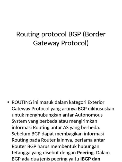 Border Gateway Protocol Ibgp Peering Pada Cisco Pdf