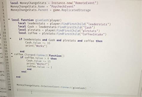 i m having trouble with this script lines 17 23 always get skipped