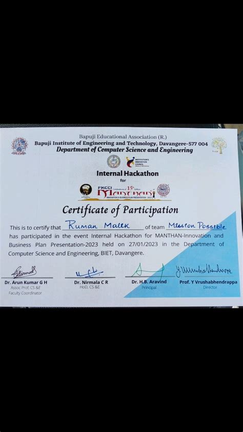 Mohammed Ruman Malik On Linkedin Internal Hackathon 15thmanthan