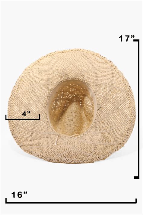 Intricate Straw Weave Sun Hat Straw Hats