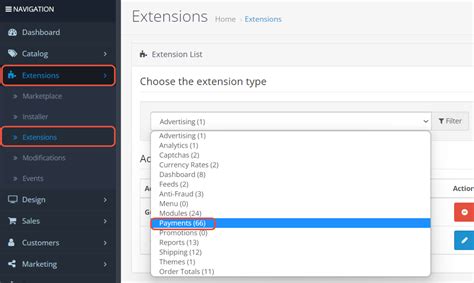 1 4 1 Opencart Plugin Setup And Activate The Integration Method Paytabs Support Portal