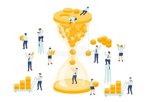 Work Schedule Employee Teamwork Management Miniature Assembly Team