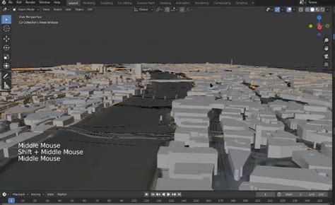 Blender插件 三维地理模型生成插件 Blendergiscgalpha