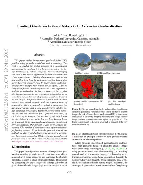 Lending Orientation To Neural Networks For Cross View Geo Localization Deepai
