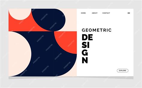 기하학적 모자이크 배경 벡터 일러스트 레이 션 무료 벡터