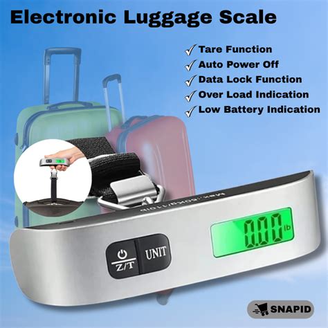 Penimbang Bagasi Elektronik Digital Luggage Scale 50kg Portable Travel Weight Checker