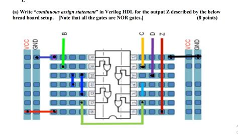 Solved A Write Continuous Assign Statement In Verilog Hdl