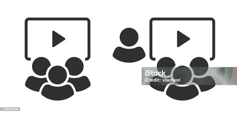 교육 워크샵 아이콘 간단한 그래픽 그림 벡터 세트 교사 기호와 교육 교실 세션 멘토십 강사 교실 기호 로고 발표자 코치 세미나 사람들 팀 강의 0명에 대한 스톡 벡터 아트