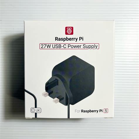 Official Raspberry Pi 5 Usb C 27w Power Supply Black Shopee Malaysia