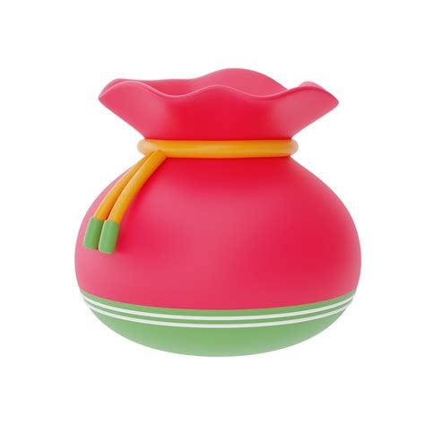 복주머니 3d 이미지 Freepik에서 무료 다운로드