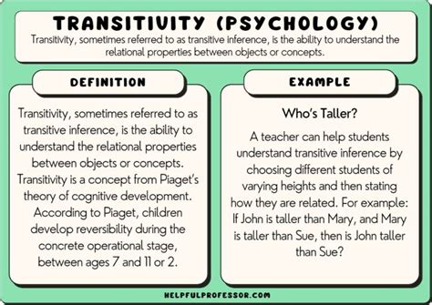 Transitivity Psychology Definition And 10 Examples 2024