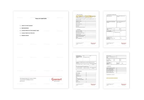 Restaurant Site Selection Analysis Form Template Best Templates