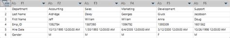 Transposing Columns