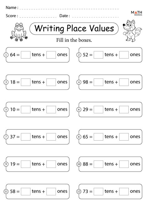 Free Place Value Worksheet Free 1st Grade Download Free Place Value Worksheet Free 1st Grade