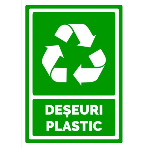 Semn Pentru Deseuri Plastic