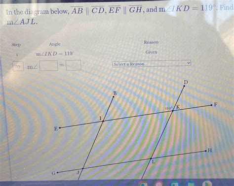 In The Diagram Below Overline Ab Overline Cd Overline Ef Overline Gh