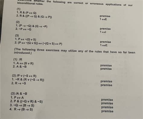 solved whether the following are correct or erroneous