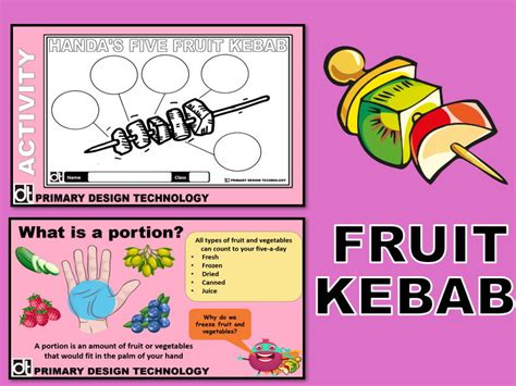 Design Technology Fruit Kebab Key Stage 1 Teaching Resources