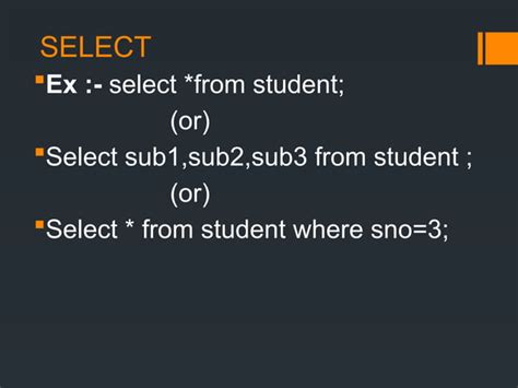 Sql Commands Powerpoint Presentation Ppt Ppt