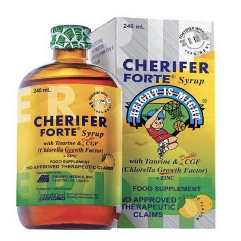 Cherifer Cherifer Forte Syrup With Taurine And Double Cgf Etsy