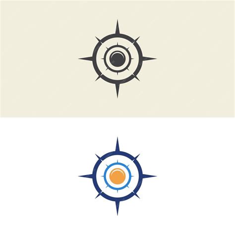 Premium Vector Compass Vector Icon Template Premium Vector Compass Vector Icon Template