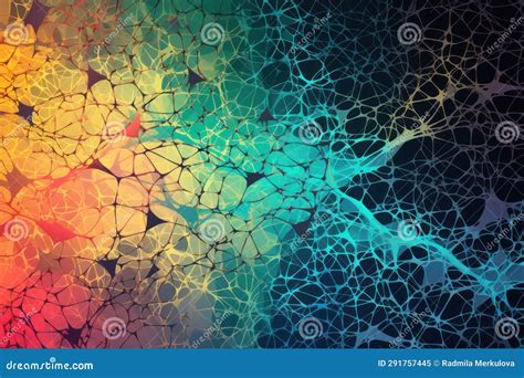 Neural Network Composed Of Interconnected Neurons Stock Illustration Illustration Of Network